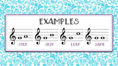 Step, Skip, Leap or Same? Interactive Google Slides by RhythmicallyYours