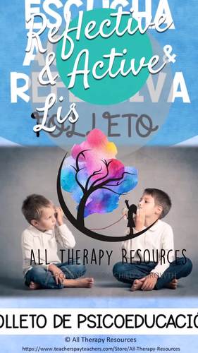 REFLECTIVE & ACTIVE LISTENING Handout - School Counseling - SPANISH VERSION