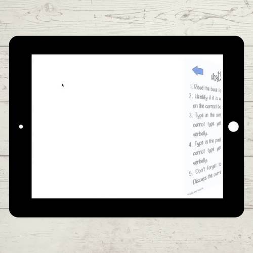 Regular and Irregular Verbs Sorting Speech Therapy No Prep Boom Cards™