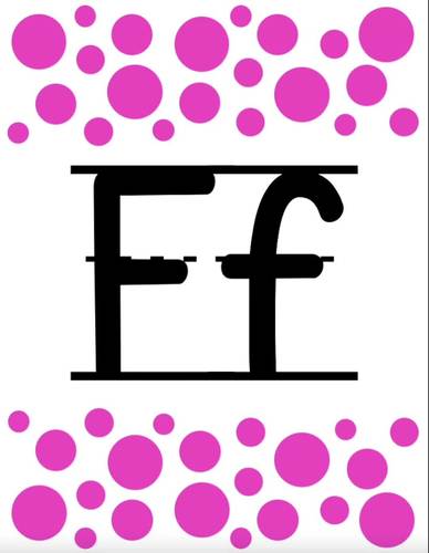 Pink Polka Dot Party Alphabet Posters: Set #1 by Magical Miss Meg