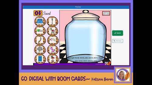 Distance Learning Boom™ Cards: Articulation Vowel Cookies for speech ...