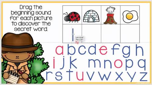 Digital Dolch First Grade Secret Sight Word Detective {Initial Sounds}