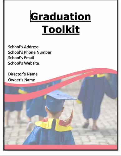Graduation Toolkit for Preschool by Admin 4 You | TPT