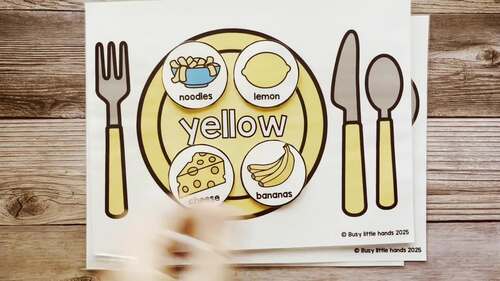 Healthy Foods Color Sorts with Sentences - Preschool, Kindergarten ...