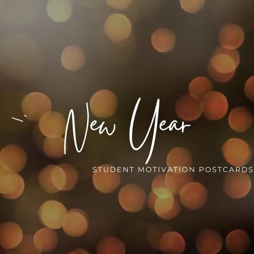New Year's Postcards, Social-Emotional Support, SMART Goal Planning Sheet