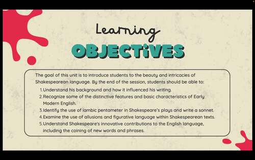 Iambic Pentameter: Writing Sonnets Like Shakespeare (EFL/ESL, Lesson 3)