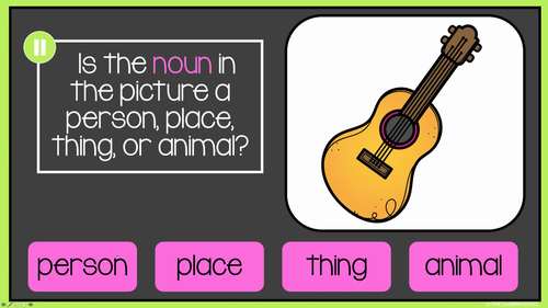 Digital Grammar Nouns Game Practice {Google Slides} by Pencils and ...