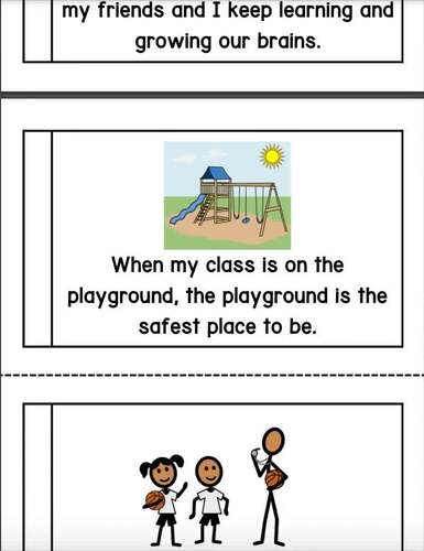 I Can Stay In My Classroom Social Story For ELOPERS with Visuals