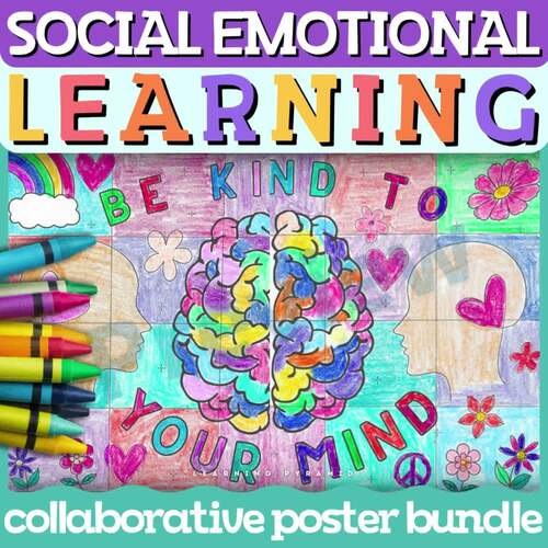 Social Emotional Learning Collaborative Poster Activity Bundle | Back ...