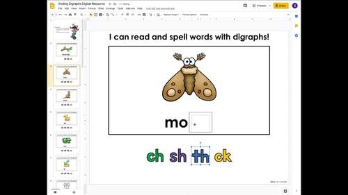 Digraphs and Diphthongs Digital Basics for Special Ed | Distance Learning