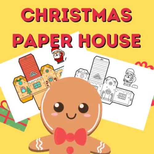 CHRISTMAS 3D HOUSE MODEL 2 by TeacherClaramar | TPT
