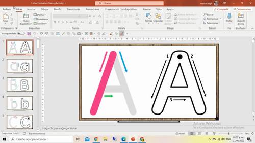 Letter formation tracing activity with animated GIFs by The DecoCrafty ...