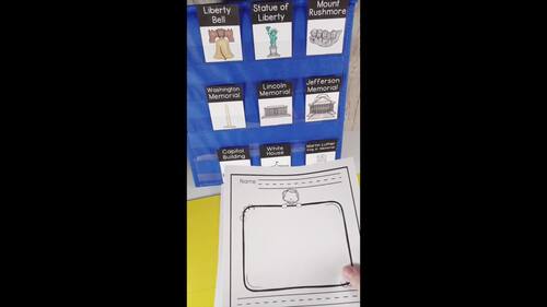 1st Grade Monuments Writing Center by Teaching Firsties with Mrs Hull
