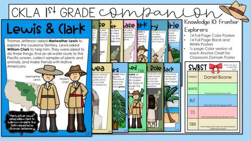 CKLA Knowledge 1st Grade Domain 10 Companion: Frontier Explorers by ...