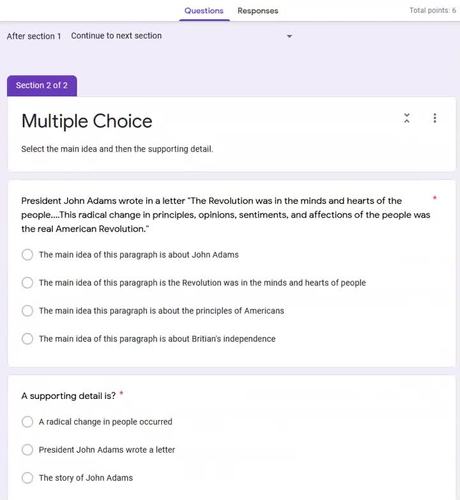 Engaging Main Idea - Digital to Go-Upload to your classroom & assign!