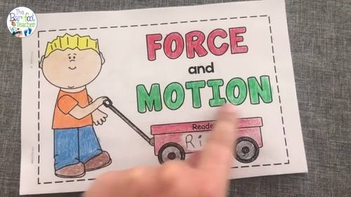 Force and Motion Science Kindergarten Activities for NGSS - Activity Bundle