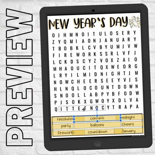 Holidays & Special Days | Digital Word Searches by Class with Kayla