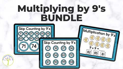 Skip Counting and Multiplication 9's Bundle by The Teacher Support Hub