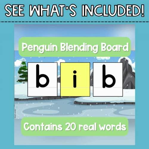 Blending Boards | Winter Theme | Short i by Playful Pursuits | TPT