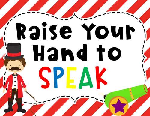 Circus Classroom Theme Editable Class Rules by Southern Style Teacher