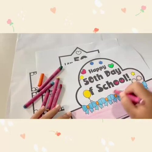 50th day of school hat | 50th Day of School Hat Crown Craft | TPT