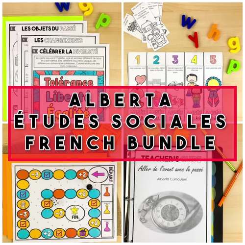 Alberta Social Studies Grade 1 | French by Coreas Creations | TPT
