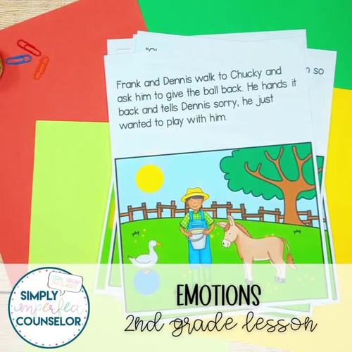Identifying and Understanding Emotions School Counseling Lesson | TPT