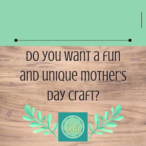Fête des mères bricolage / FRENCH & ENGLISH Mother's Day Craft | TPT