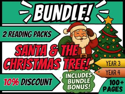 Santa & The Christmas Tree | Reading Comprehension | Grade 2/3 | TPT