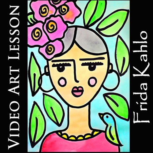 Artist FRIDA KAHLO Portrait | Painting Art Project | Hispanic Heritage ...