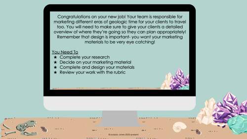 Geologic Time Travel Agent by Jurassic Jones | TPT