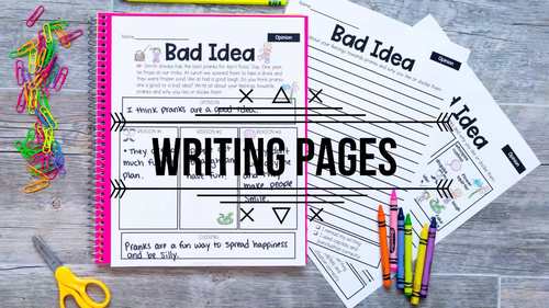 1st and 2nd Grade April Writing Prompts | Print and Digital | TpT