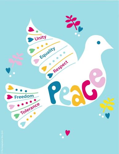 MLK Day Peace Doves Coloring Pages, Martin Luther King Jr Art & Writing ...