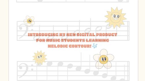 Melodic Contour Activity by ezk12lessons | TPT