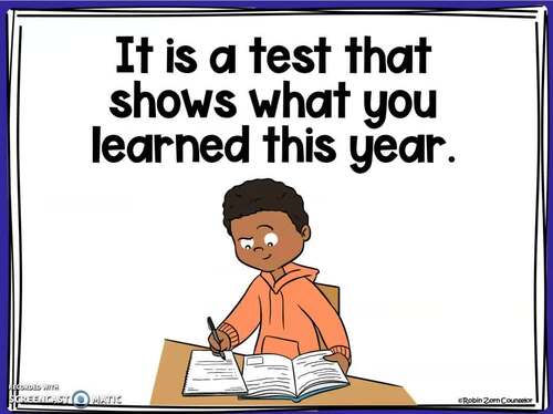 Elementary Test Taking Strategies / Test Anxiety LESSON PLAN by Robin Zorn