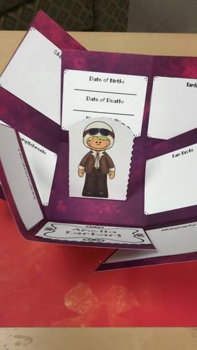 UPDATED Women's History Month Biography Research Project- Exploding Box ...