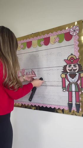Nutcracker Bulletin Board - Christmas Bulletin Board Decor by Lessons ...