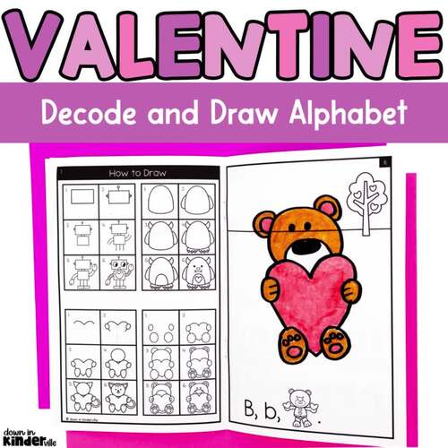 Valentine Decodable Readers - Alphabet Beginning Sounds - Phonics ...