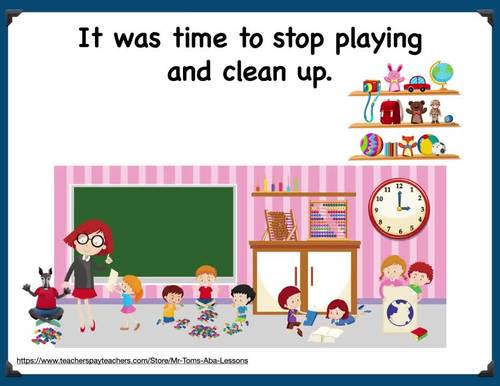 Learning to Clean Up - Social Skills Behavior Story - SEL | TPT