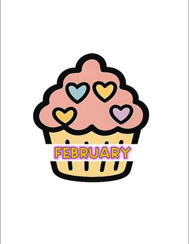 Doodle Dots & Pastel Class Themed Birthday Cupcake Posters| Back to ...