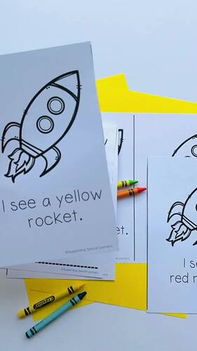 Space Theme Task Boxes Worksheets & File Folder Activities for Special ...