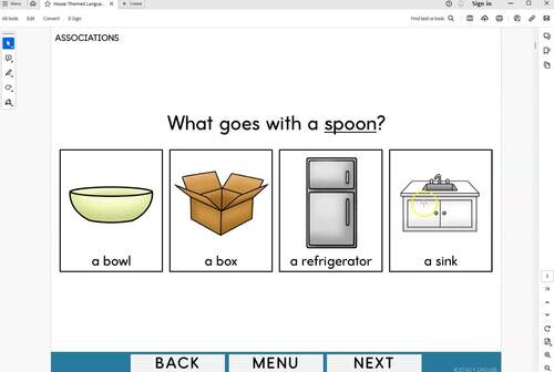 Vocabulary Activities Digital Resource for Speech Therapy Home Theme ...