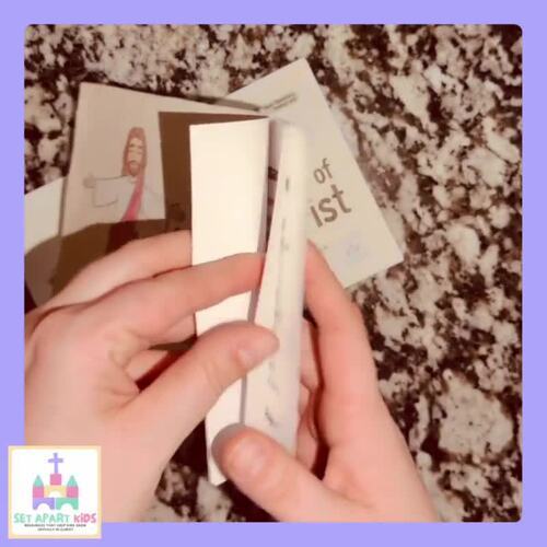 Miracles of Jesus Mini Book | Printable Bible Craft for Kids | Sunday ...