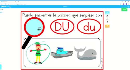 Sonidos Iniciales Boom Cards Silabas Directas Conciencia Fonológica Spanish