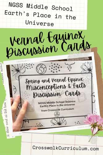 Spring Equinox Activity NGSS Earth Science by Crosswalk Curriculum