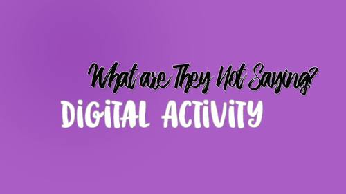 What are they not saying? Interpreting body language google slides