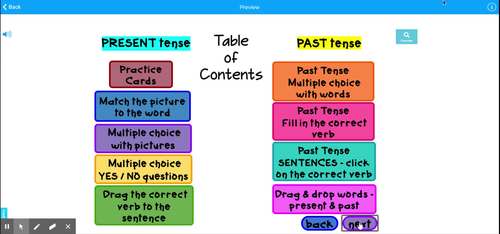 IRREGULAR VERBS Boom Cards Present & Past Tense|Digital Interactive ...