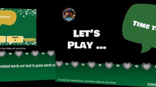 NO PREP St. Patrick's Day Gibberish/Mad-Gab Team Play Differentiated 80 ...