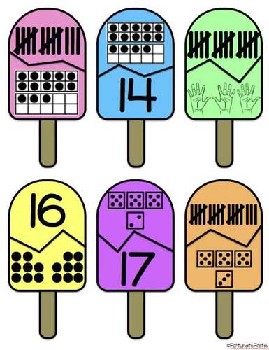 Subitizing Numbers 1-20 by Fortunate Firstie | Teachers Pay Teachers