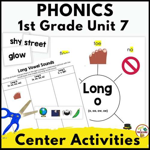 Benchmark Advance Phonics Anchor Charts and Activities | 1st Grade Unit 7